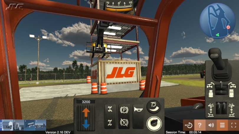 Telehandler-Simulatoin-Based-Training - ForgeFX Simulations