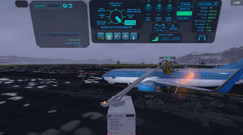 Aircraft Deicing Operator Training Simulator - ForgeFX Simulations