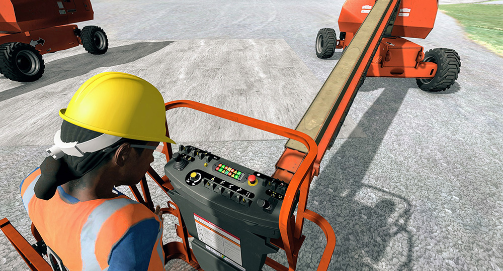 JLG Immersive Training Simulator Aerial Work Platform - ForgeFX Simulations