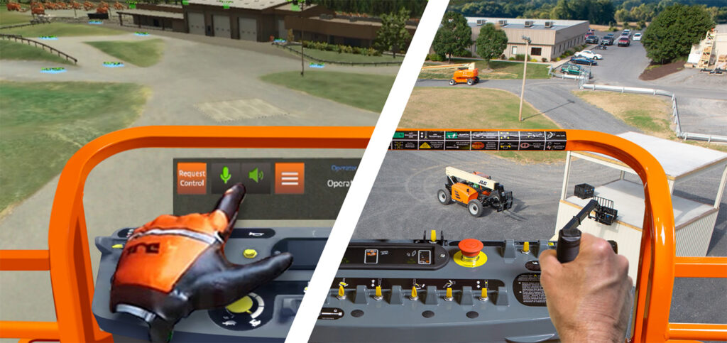 Virtual Reality Training Simulator, JLG Industries, AccessReady Fusion ...
